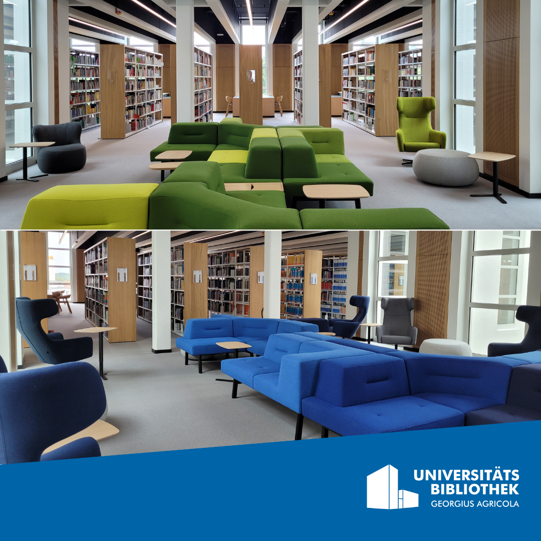 Neu, modern, einladend: Loungemöbel im neuen Bibliotheksgebäude ...